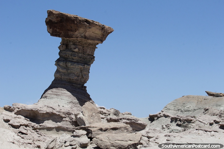 El Hongo, an iconic rock form to see at Ischigualasto. Photo from ...