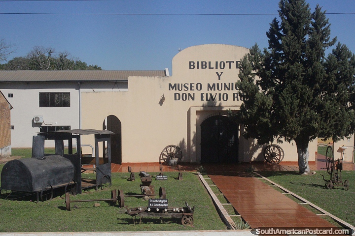 Museum and library in Yegros. Photo from Paraguay, South America ...