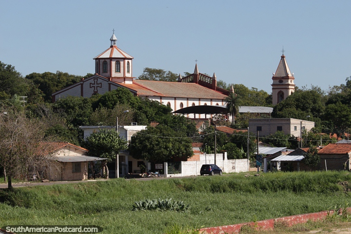 Basilica Our Lady Virgin of Pilar, grand church in Pilar. Photo from ...